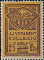25 cts. castaño